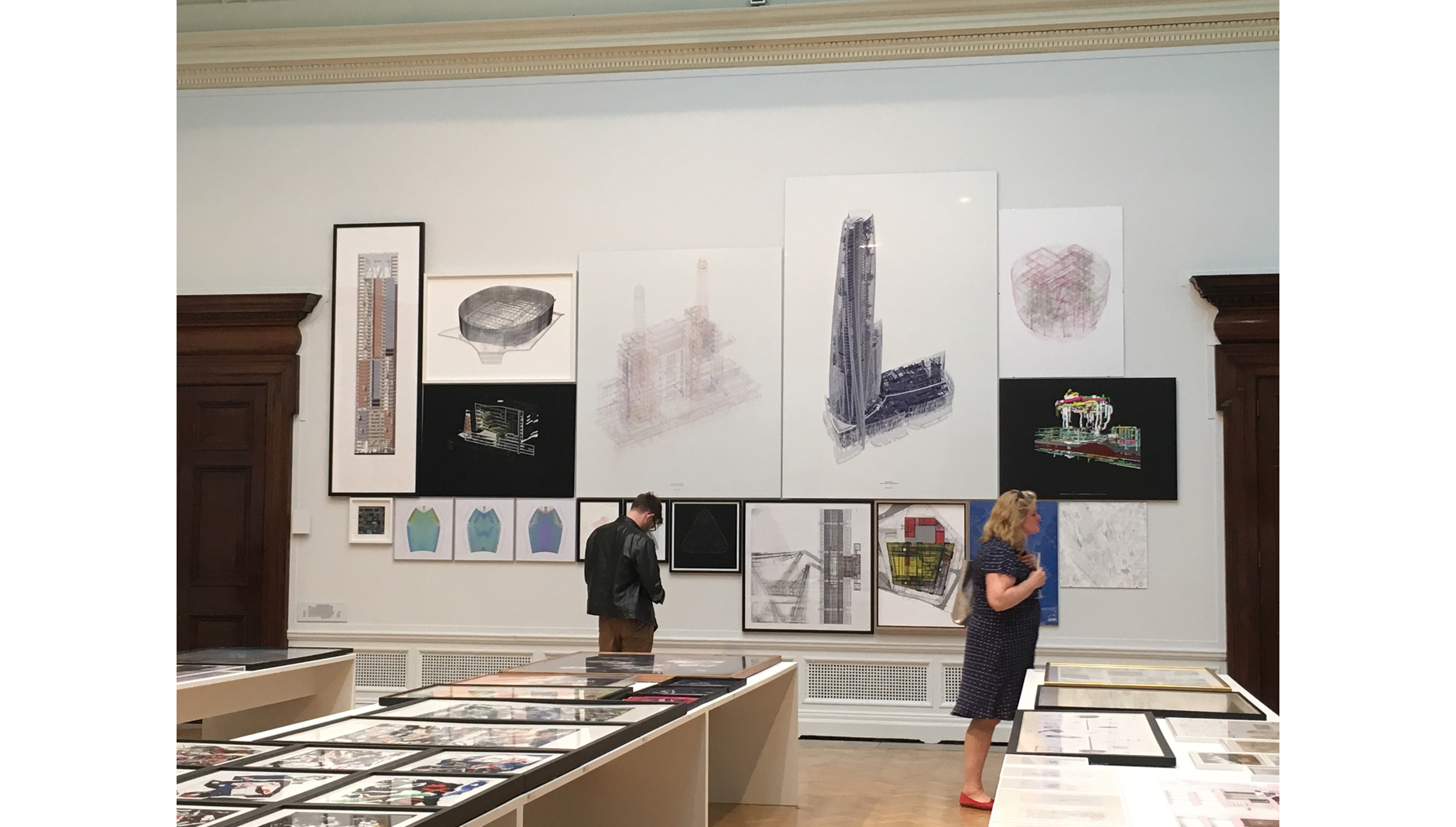 Architecture Room, Royal Academy 2017 Summer Exhibition, London ...